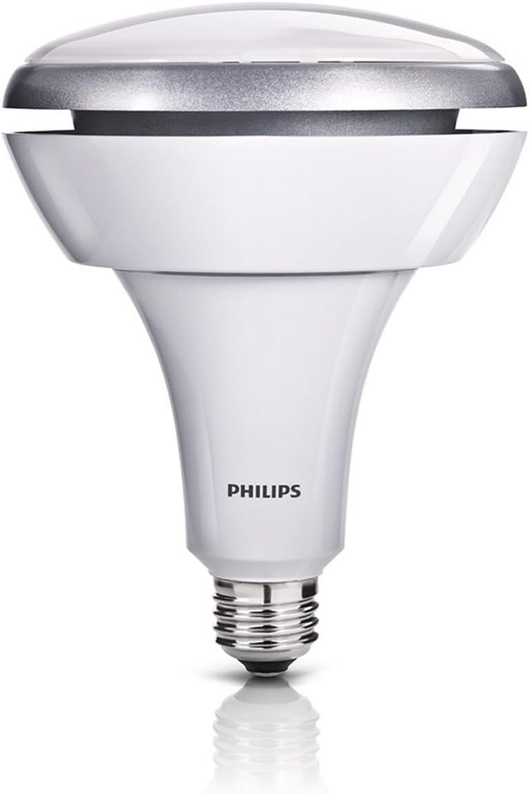 Philips 423756 14.5-Watt (75-Watt) BR40 LED Indoor Flood Light Bulb ...