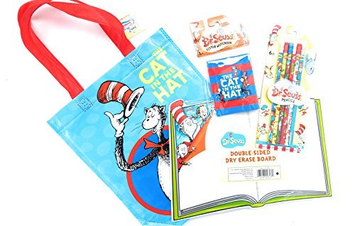 Buy Dr. Seuss The Cat In The Hat 4 Piece Bundle Cat In The Hat Tote Bag ...