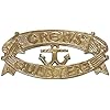 Amazon.com: Brass Crew's Quarters Door Sign - Nautical Brass Signs ...