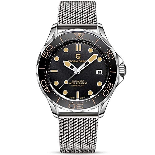 Pagani Design Original Men’s Watch, Stainless Steel Bracelet with Screw ...