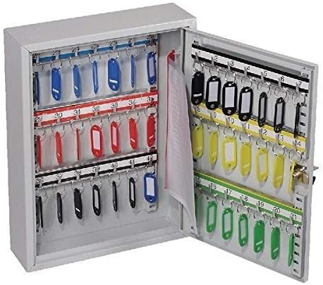 Phoenix Safe Company – KC0601K Commercial Key Cabinet – 42 Hooks | Key ...