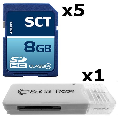 Amazon.com: 5 PACK - SCT 8GB SD HC Class 4 Secure Digital Ultimate ...