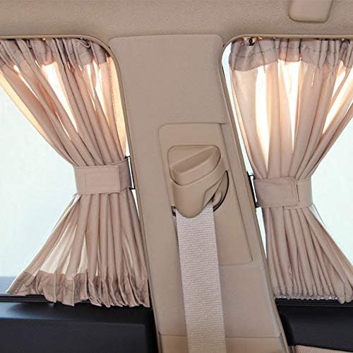 سعر Car Curtains, Summer Retractable Front And Rear Window Shades, Car ...