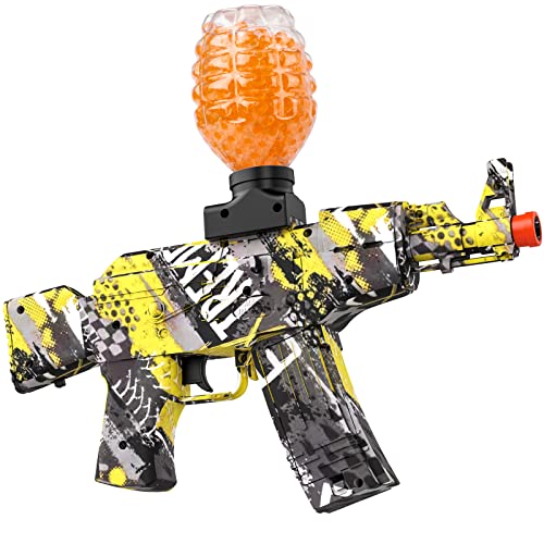 Anstoy Splatter Ball Blaster, AKM-47 Gel Ball Blaster, Outdoor Team ...