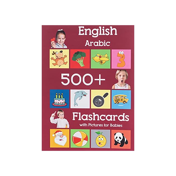 Buy English Arabic 500 Flashcards with Pictures for Babies: Learning ...