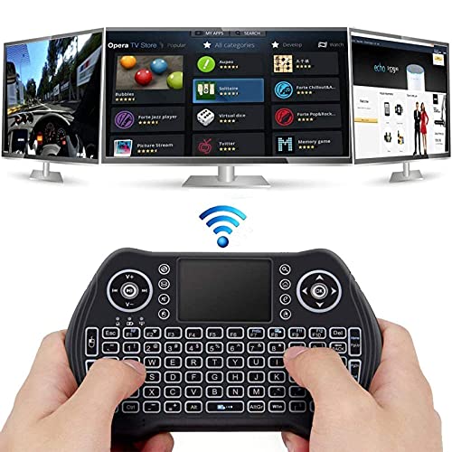 Bl Mini Wireless Keyboard Remote Control With Touchpad Mouse Combo Backlit 2 4ghz Mini Keyboard