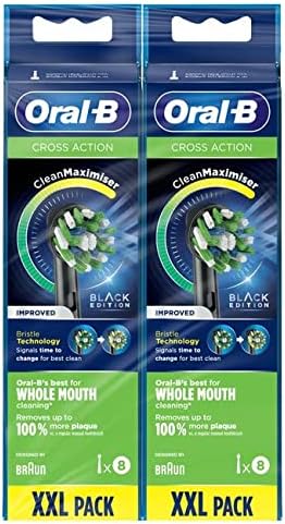 سعر Oral-B EB50RB CrossAction Toothbrush Heads with CleanMaximiser Bristles for Holistic Mouth ...