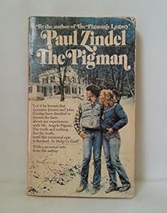The Pigman book by Paul Zindel