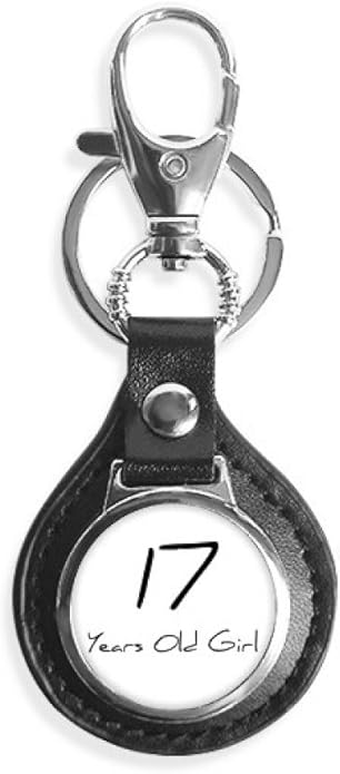 Amazon.com: 17 Years Old Girl Age Young Key Link Chain Ring Keyholder ...
