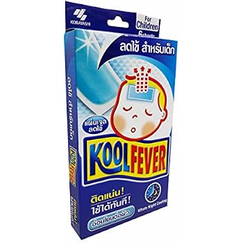 Amazon.com: Koolfever, Reduce Fever Cooling Gel Pads for Children ...
