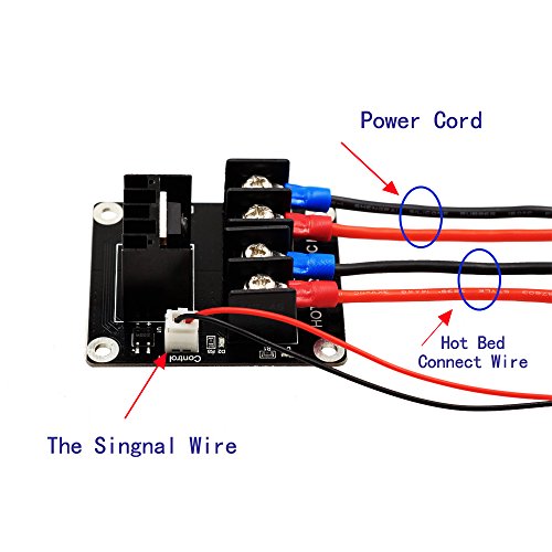 Mosfet 3D Printer, FYSETC Heat Bed Power Module Add-on Hot Bed - Want ...