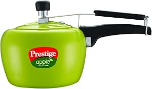 Amazon.com: Prestige Apple Aluminum Green Color Pressure Cooker, 5 ...