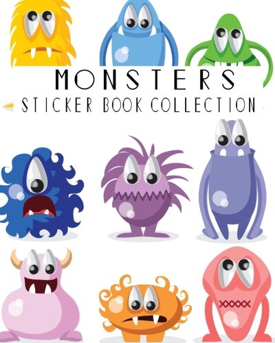 Download Now: Monsters Sticker Book Collection: Blank Sticker Album for ...