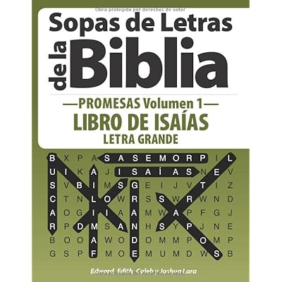 Buy Sopas de Letras de la Biblia —Promesas Volumen 1—: Libro de Isaías Letra Grande (Spanish ...