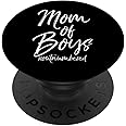 Amazon.com: Mom of Boys #Outnumbered PopSocket Grip for Moms Cute Gift ...