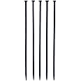 Amazon.com : Sandbaggy 24" Steel Rebar Stakes with Nail Head - Garden ...