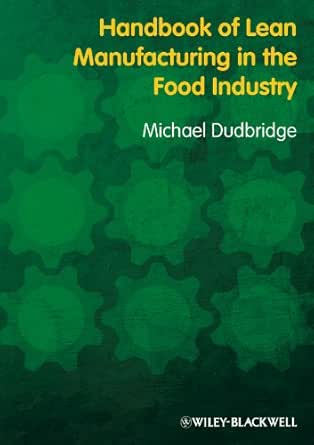 Handbook of Lean Manufacturing in the Food Industry 1, Dudbridge ...