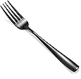 Amazon.com: Eslite 12-Piece Black Stainless Steel Dinner Forks Cutlery ...