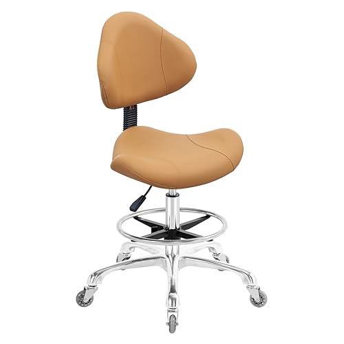 Nazalus Rolling Swivel Drafting Chair Adjustable Heavy Duty (400lbs ...