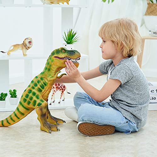 RECUR Large Tyrannosaurus Rex Dinosaur Toy Big Size T-Rex Figures ...