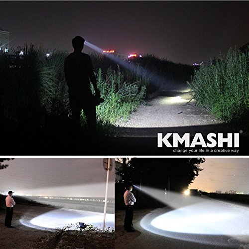 KMASHI 2600 Feet Lighting Distance LED Flashlight Hunting Headlamp ...