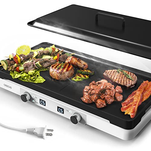 GREECHO Portable Induction Cooktop, Double Induction Burner with ...