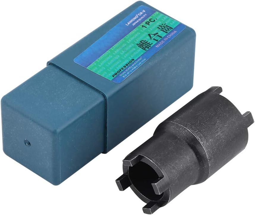 Clutch Tool Lock Nut Spanner Wrench, Durable Solid Steel Two Head Four ...