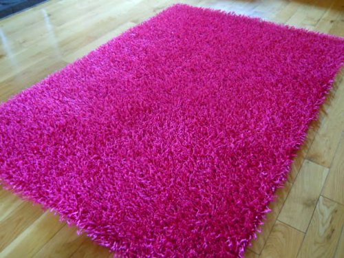 CERISE PINK SPAGHETTI SPARKLE RUG 120 X 170 CM (FREE UK DELIVERY ...