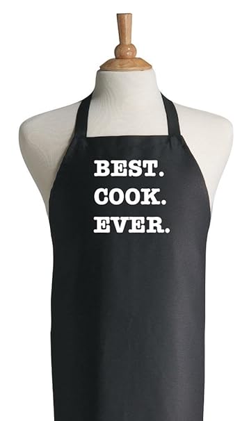 Amazon.com: Chef Kitchen Apron Best Cook Ever Novelty Aprons: Kitchen ...