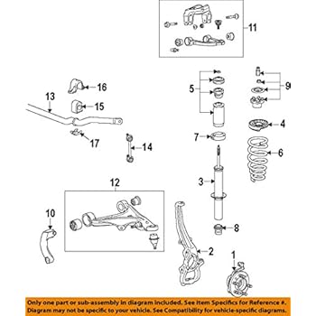 Amazon.com: General Motors 13282833, Suspension Stabilizer Bar Link Kit ...