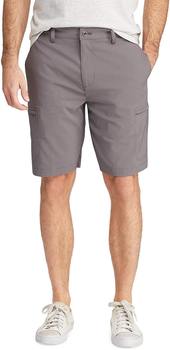 Chaps Men's Performance Cargo Short, Loft Grey, 34 | Amazon.com