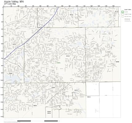 Apple Valley Mn Zip Code Map - Oconto County Plat Map