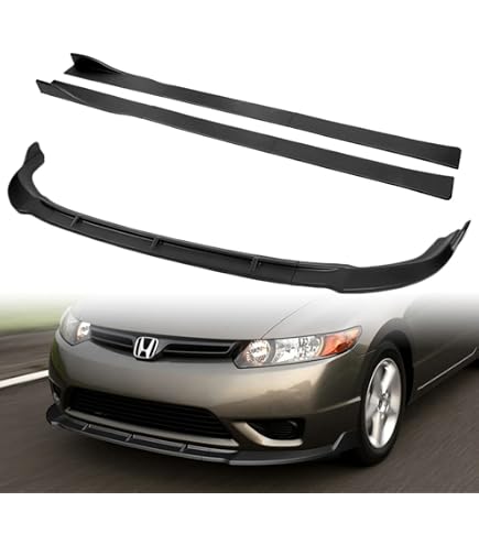 Aleron Para Honda Civic 2008 Front Bumper Lip Splitter Air Dam Chin ...