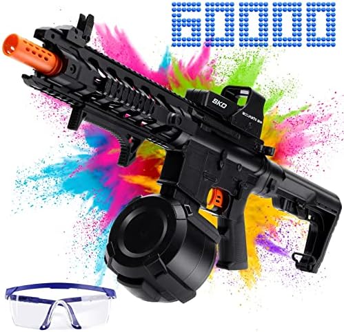Gel Ball Blaster, Automatic M4 Electric Splatter Ball Blaster Toy with ...