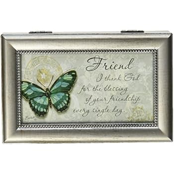 Amazon.com: Carson Home Accents Your Friendship Music Box: Home & Kitchen