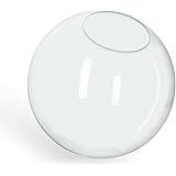 KastLite 14" Clear Acrylic Lamp Post Globe | Smooth Textured with 5.25 ...