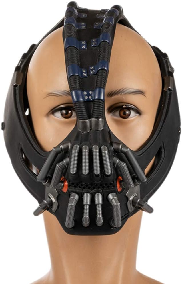 Bane Mask Latex Full Face Helmet Cosplay Costume Adult Halloween Fancy ...