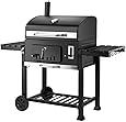 XXL Charcoal BBQ Grill - Includes two side tables: Amazon.co.uk: Garden ...