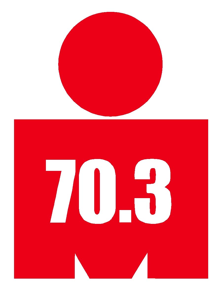 Red 70.3 (Ironman Mdot Shaped) Triathlon Sticker: Amazon.co.uk: Car ...