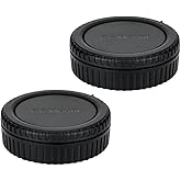 Amazon.com : Rear Lens Cap & Body Cap Cover for Canon RF Mount ...