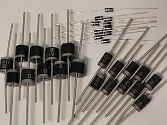 30 Pack Assortment of Power Diodes 1A 3A 6A Amps: Amazon.com ...