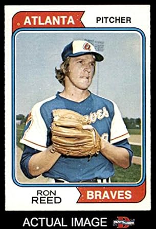 Amazon.com: 1974 Topps # 346 Ron Reed Atlanta Braves (Baseball Card ...