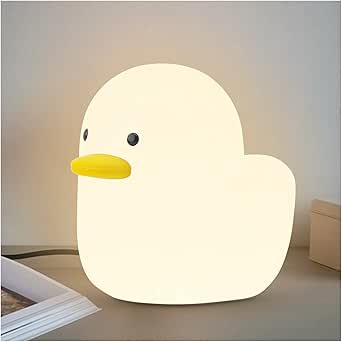 Benson The Duck Light Tubbo Silicone Night Light Nursery Duck Lamp for ...