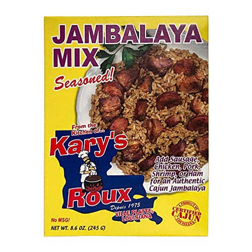Karys Roux Seasoned Jambalaya Mix | 3-Pack | Certified Cajun | Product ...