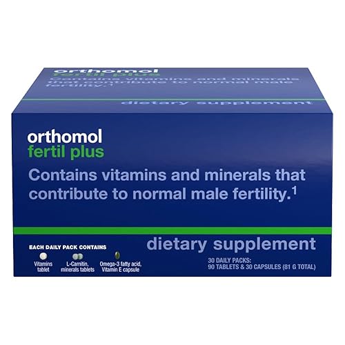 Orthomol Fertil Plus 30, Male Prenatal Supplements, Vital Nutrients for ...