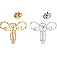 Amazon.com: XUNER Cuterus Pin Uterus Uterus Ovaries Pin Medical Pins Enamel Brooch Uterine ...