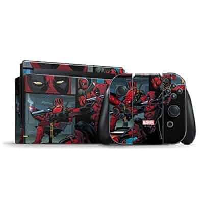 Amazon.com: Skinit Deadpool Nintendo Switch Bundle Skin - Deadpool ...