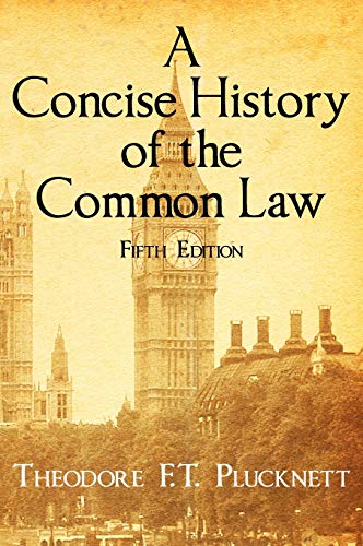 Download Free: A Concise History of the Common Law. Fifth Edition. by ...
