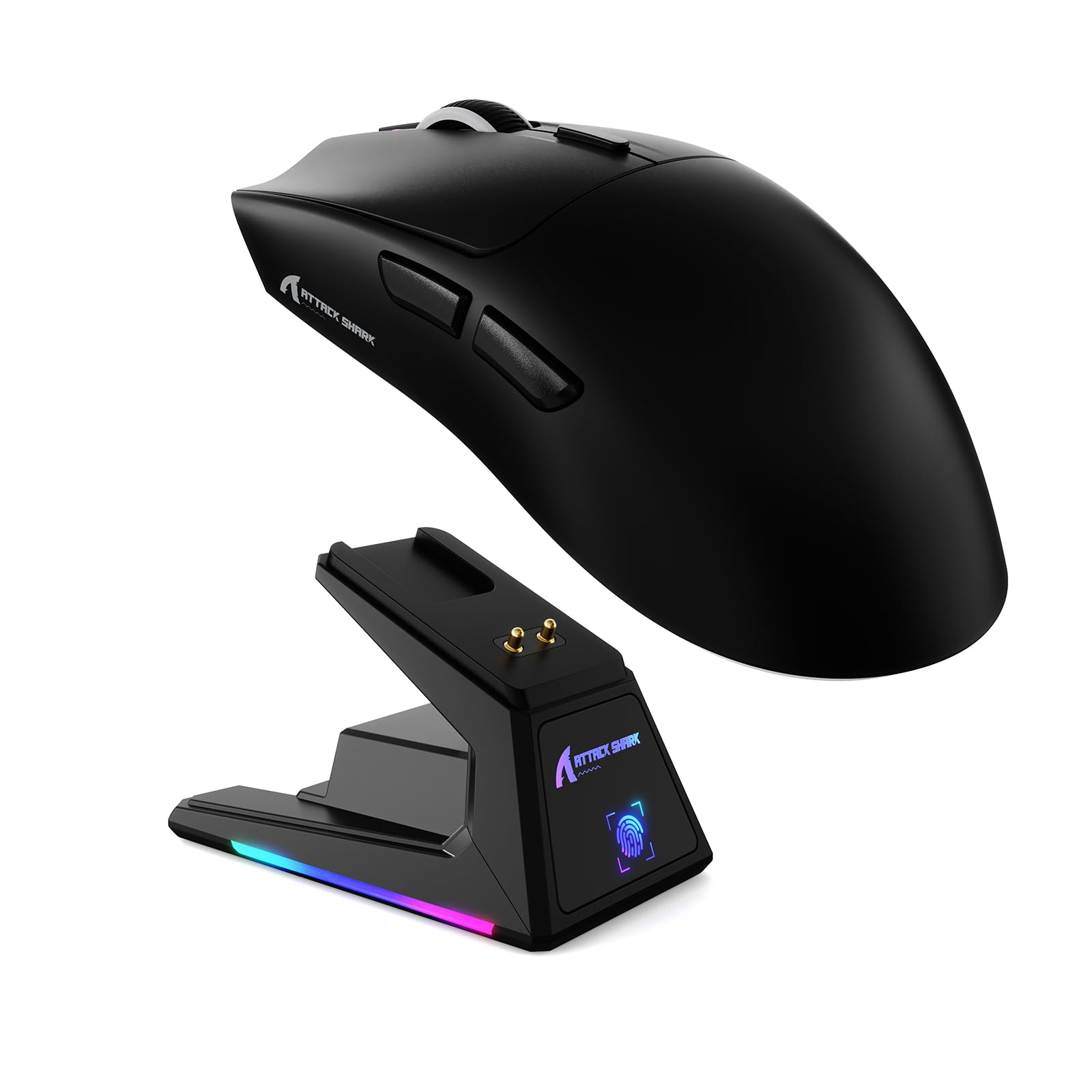 ATTACK SHARK X1 Wireless Gaming Mouse with RGB Charging Dock, PAW3395 ...