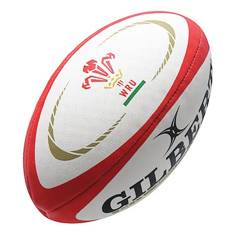 Wales Official Replica Rugby Ball White/Red - size 5: Amazon.co.uk ...